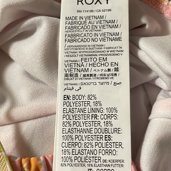 Roxy | Swim | Nwt Roxy Last In Paradise One Piece Sizes 3 2 14 Adjustable Straps | Poshmark